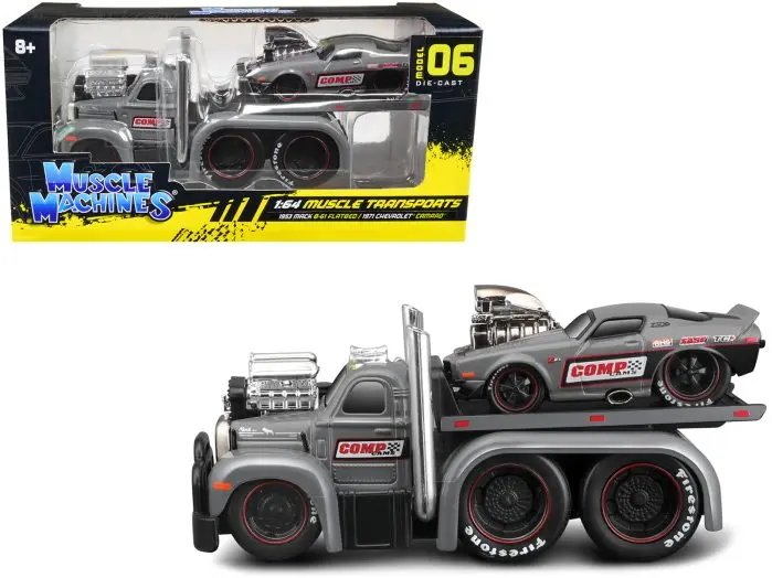 1953 Mack B-61 & 1971 Chevrolet Camaro Diecast Models 1/64 - Muscle ...