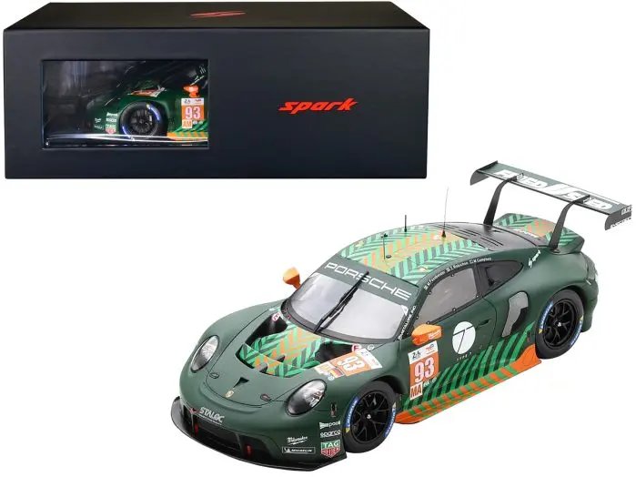 Exclusive Porsche 911 RSR-19 #93 Le Mans 2022 1/18 Model with Display ...