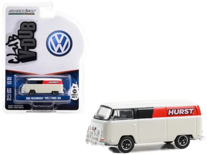 1969 Volkswagen Type 2 Panel Van Diecast Model - Hurst Shifters Edition ...
