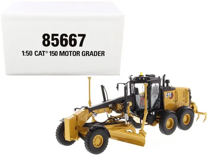 CAT Caterpillar 150 Motor Grader 1/50 Diecast Model by Diecast Masters ...