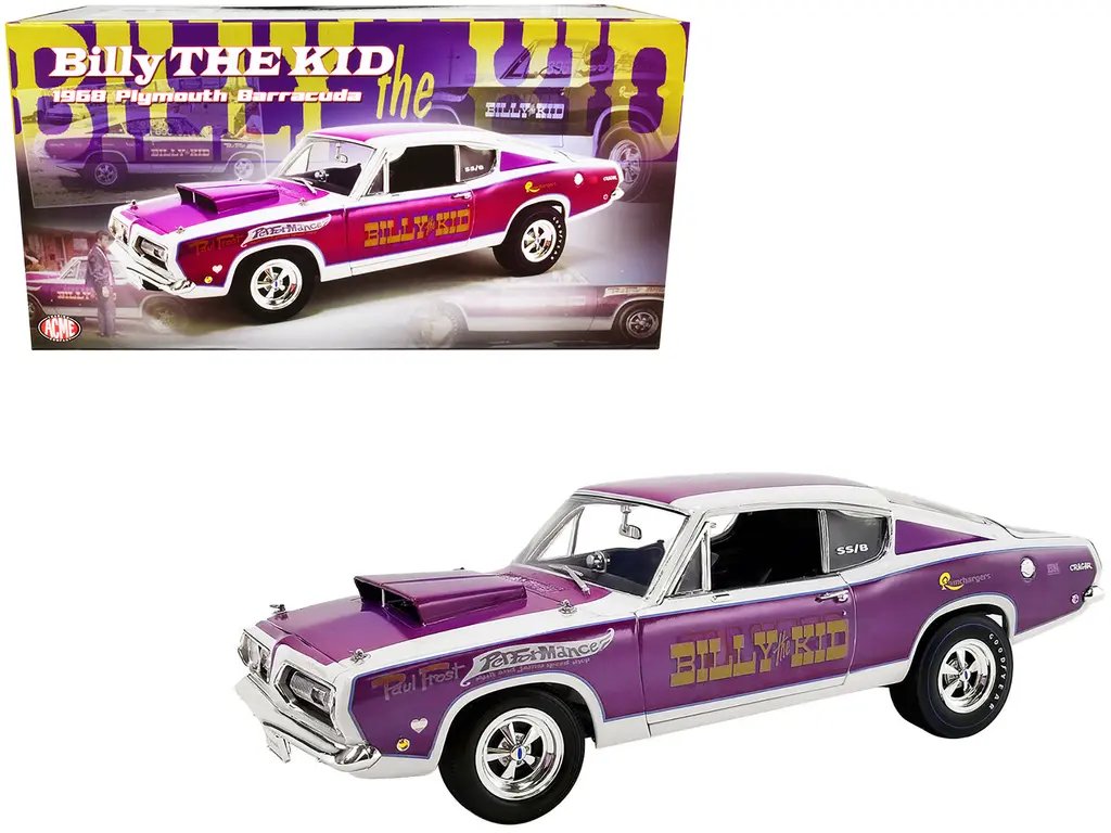 1968 Plymouth Barracuda 'Billy the Kid' Limited Edition 1/18 Diecast ...