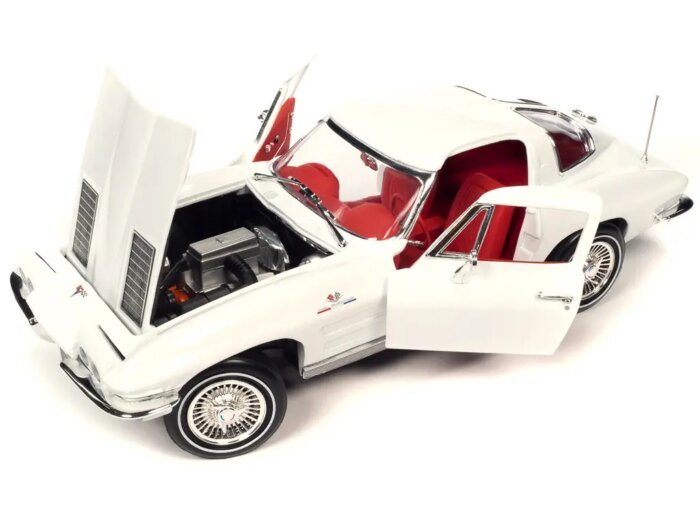 1963 Chevrolet Corvette Z06 Split-Window Coupe: Iconic Ermine White ...