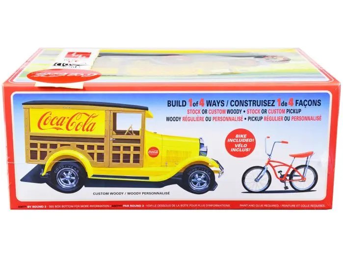 Build Your Own 1929 Ford Woody Coca-Cola Model Kit - 1/25 Scale by AMT