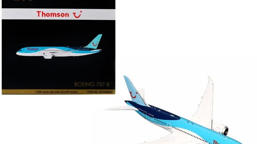 GeminiJets 1/200 Diecast Model: Boeing 787-8 Thomson TUI Airways ...