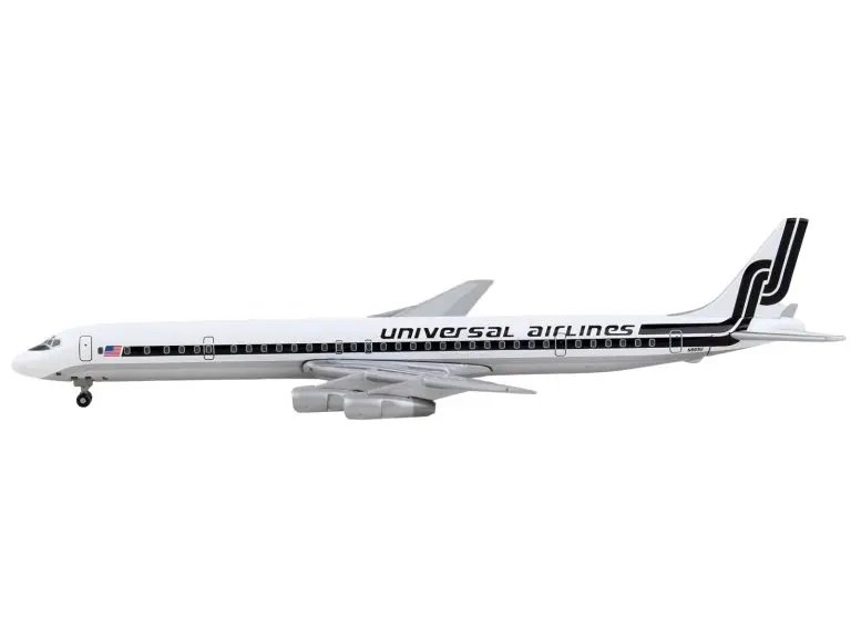 GeminiJets 1/400 Diecast Douglas DC-8-61 Universal Airlines Model ...