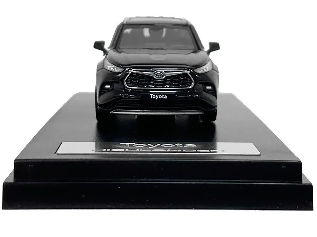 Toyota Highlander Black 1/64 Diecast Model Car with Sunroof by LCD ...