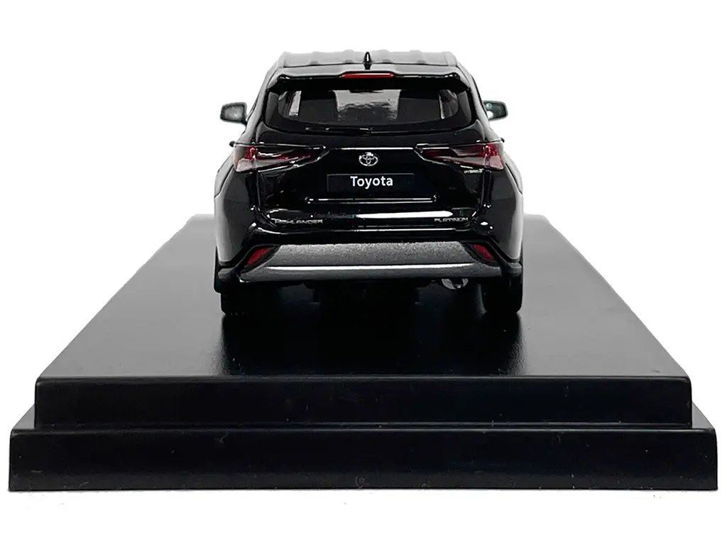 Toyota Highlander Black 1/64 Diecast Model Car with Sunroof by LCD ...