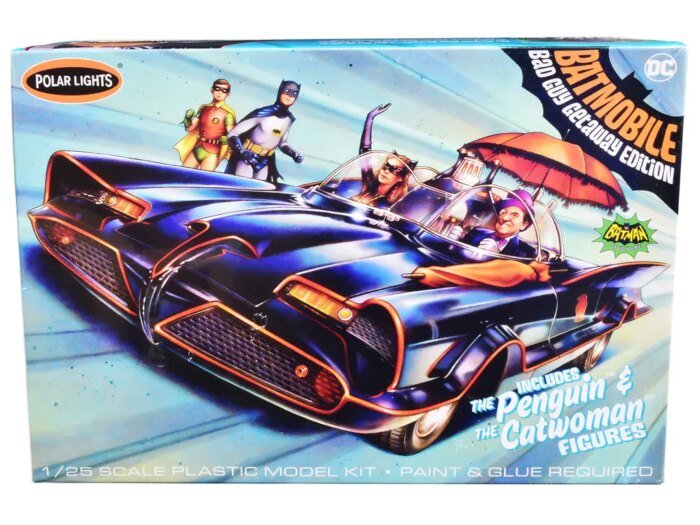 1966 Batmobile Model Kit: Bad Guy Getaway Edition with Penguin ...