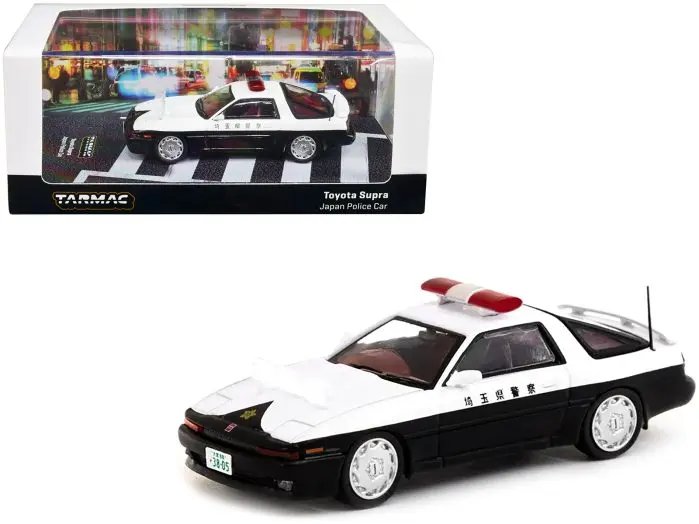 Authentic Toyota Supra RHD Japan Police Car 1/64 Diecast by Tarmac ...